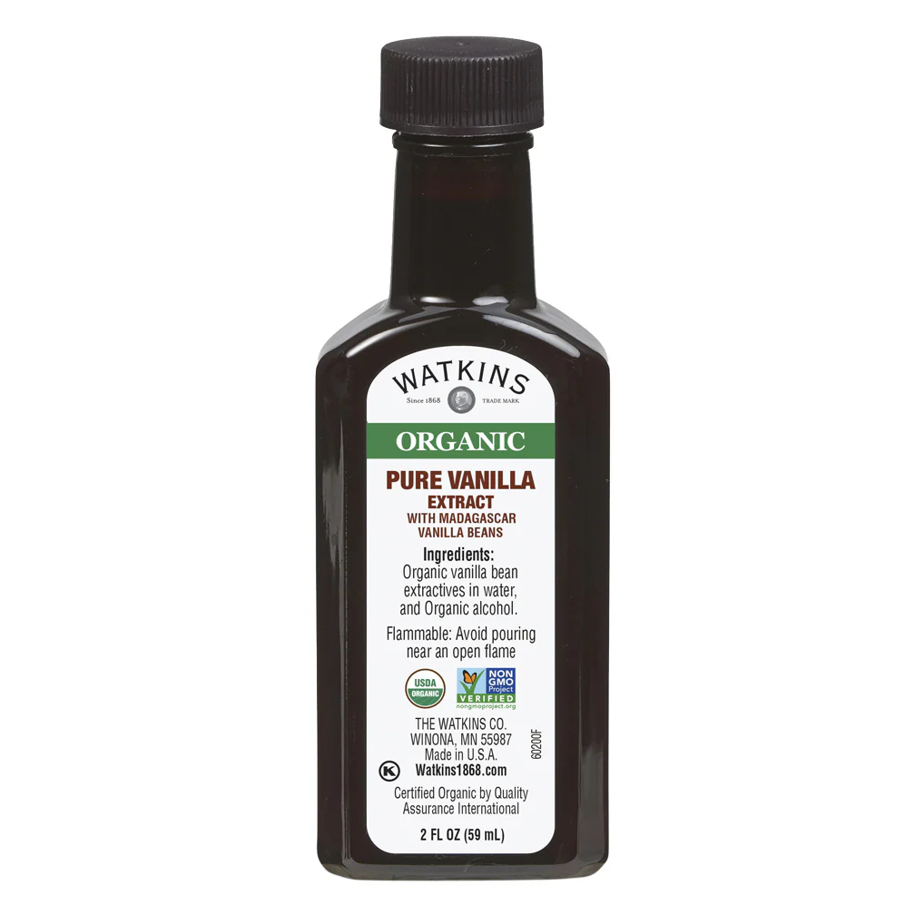 Watkins Organic Pure Vanilla Extract, With Madagascar Vanilla Beans ...