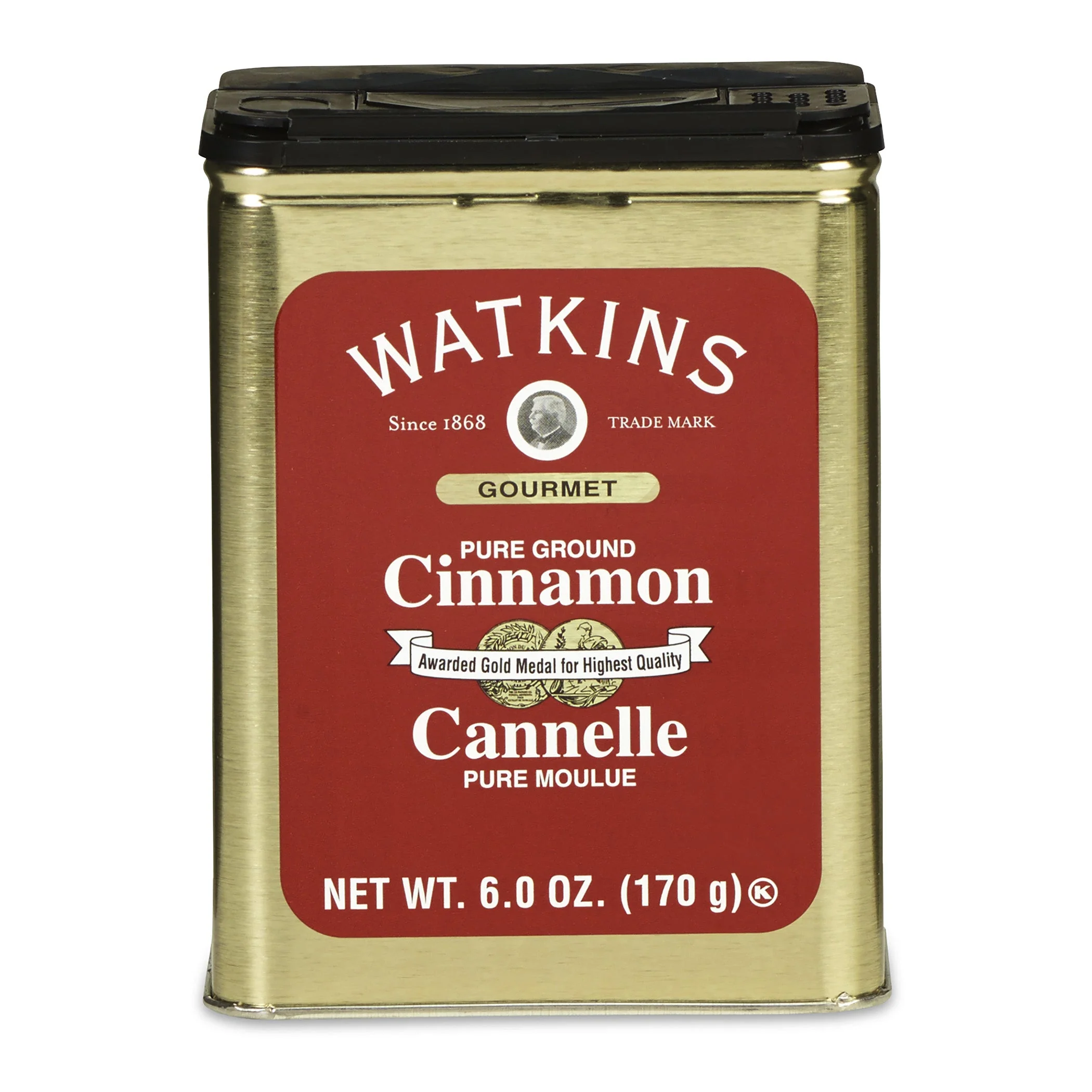Watkins Cinnamon, Pure Ground Cinnamon Spice Tin - Watkins